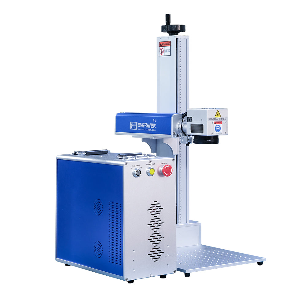 Auto Focus Fiber Laser Engraver 20/30/50W JPT Fiber Laser Marking Mach ...