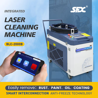 SFX Laser Cleaning Machine for Rust Removal 2000W Handheld Fiber Laser ...