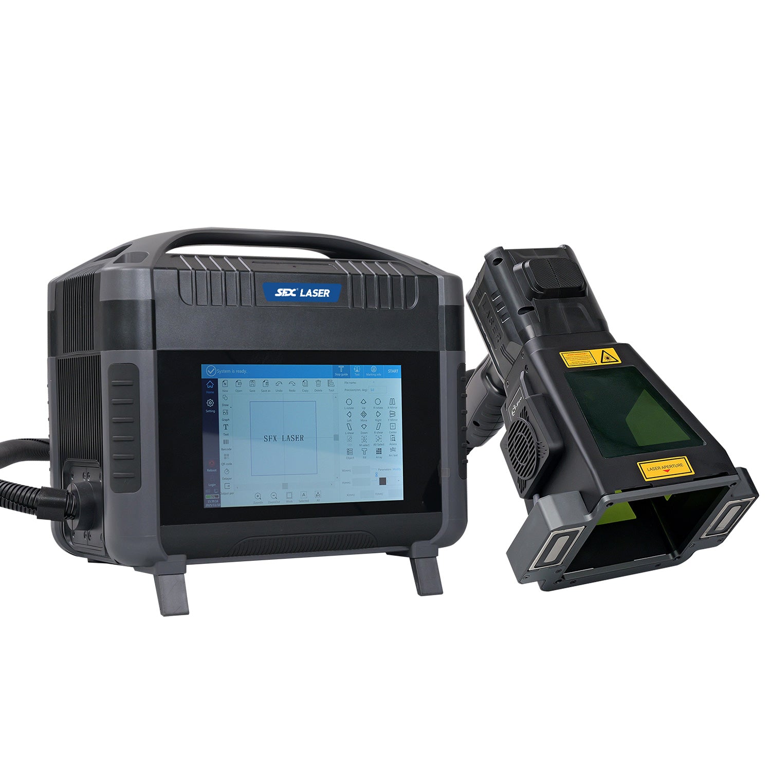 Portable Handheld Fiber Laser Marking Machine – High Precision Engraver ...