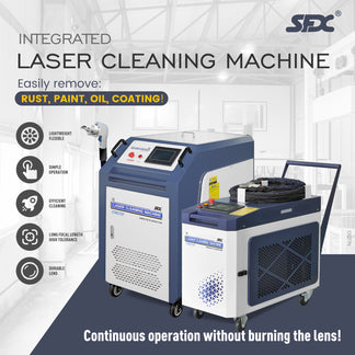 US STock SFX Laser Cleaning Machine for Rust Removal 1500/2000/3000W C ...