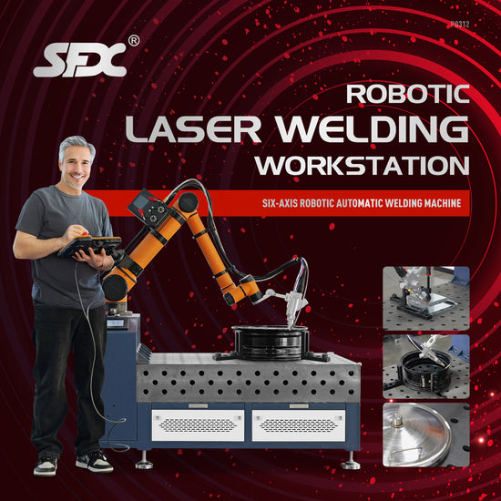 Robotic Laser Welding Workstation Six-Axis CNC Laser Welding Machine w ...